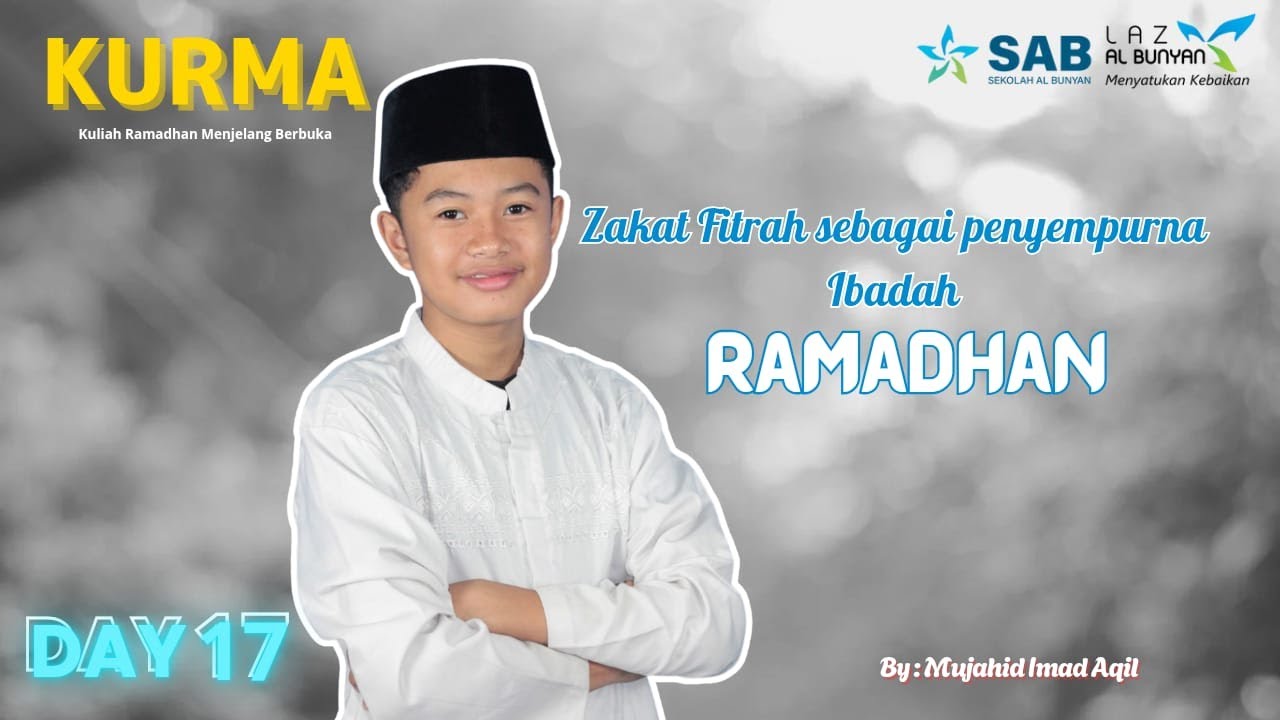Zakat Fitrah - Ananda Mujahid Imad Aqil KURMA 1446 H - YouTube