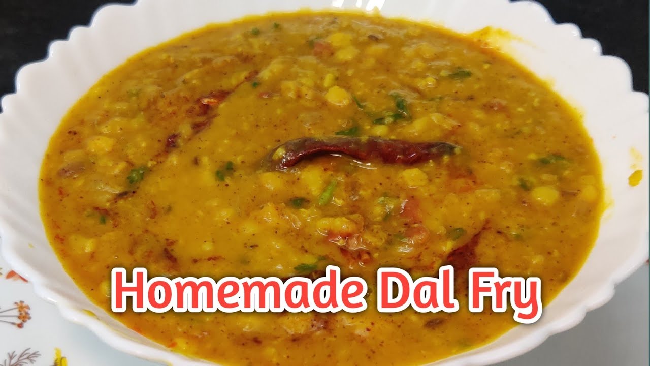 Homemade Dal Fry Recipe । Restaurant Style Dal Fry at Home - YouTube
