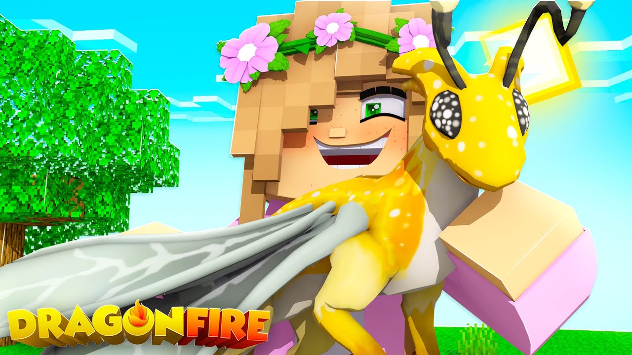 DragonFire - The Corruption Day 12 - THE BEE DRAGON - Minecraft - YouTube