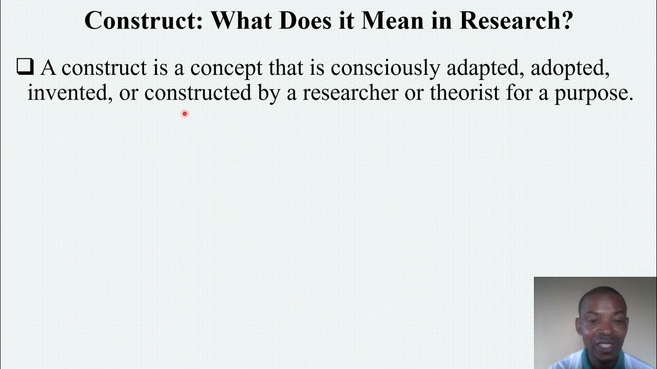 Understanding Concepts, Constructs and Variables in Research ...