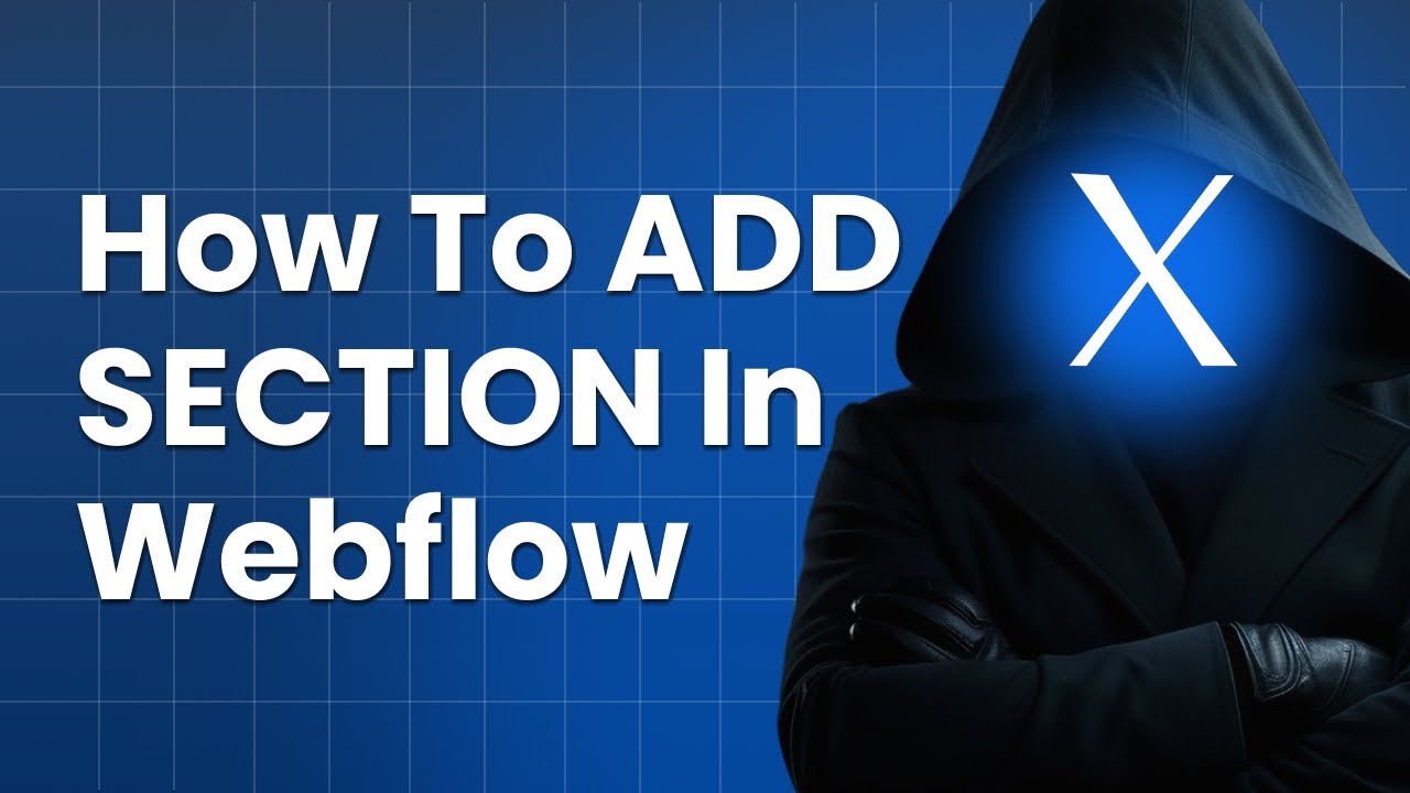 How to ADD SECTION in webflow | webflow add section - YouTube