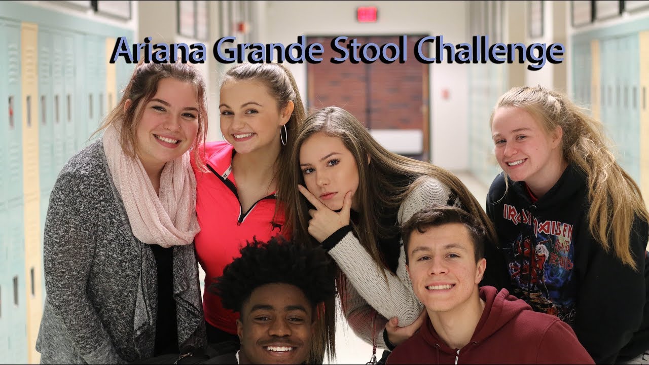 GHW Video - Ariana Grande Stool Challenge - YouTube