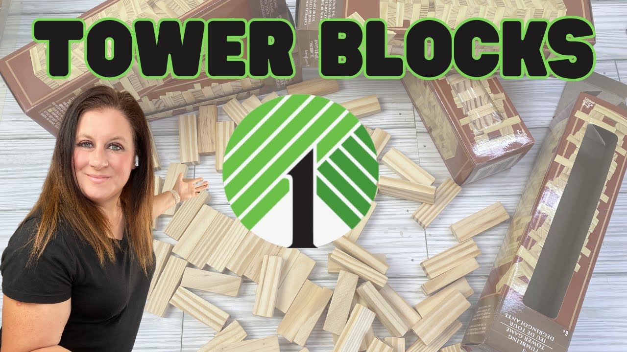 Grab DOLLAR TREE Tumbling Tower Blocks to Make THESE FANTASTIC DIYS! 🔥 ...