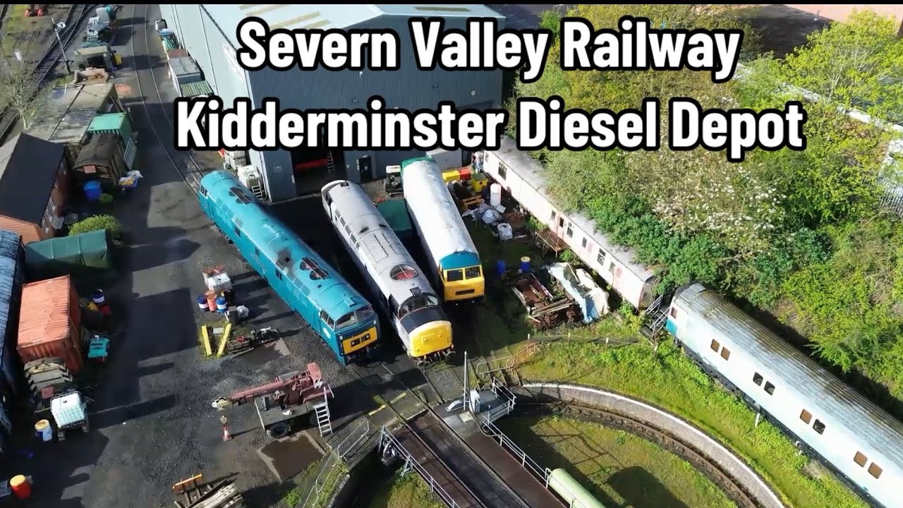 Severn Valley Railway | Kidderminster Diesel Depot Aerial Views plus ...