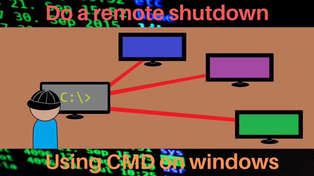 how to shutdown a computer remotely using Command prompt on windows ...