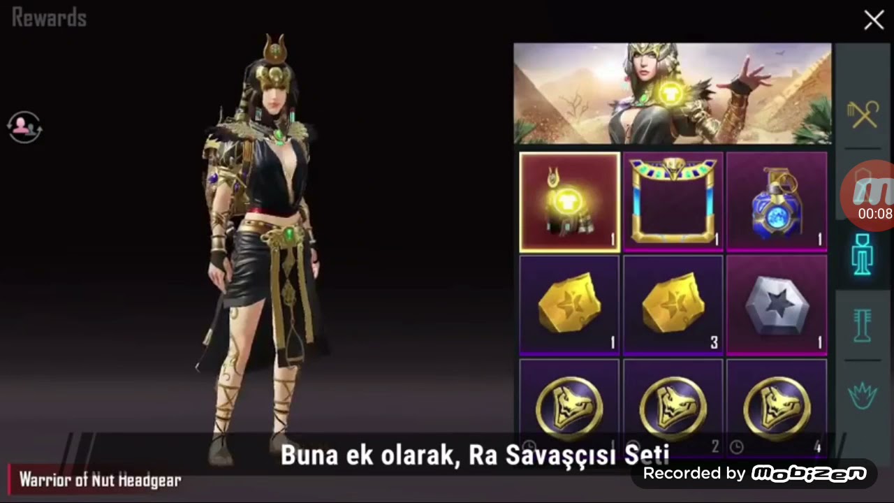 PUBG Mobile x Firavun Yeni set tarih .2020.7.7 - YouTube