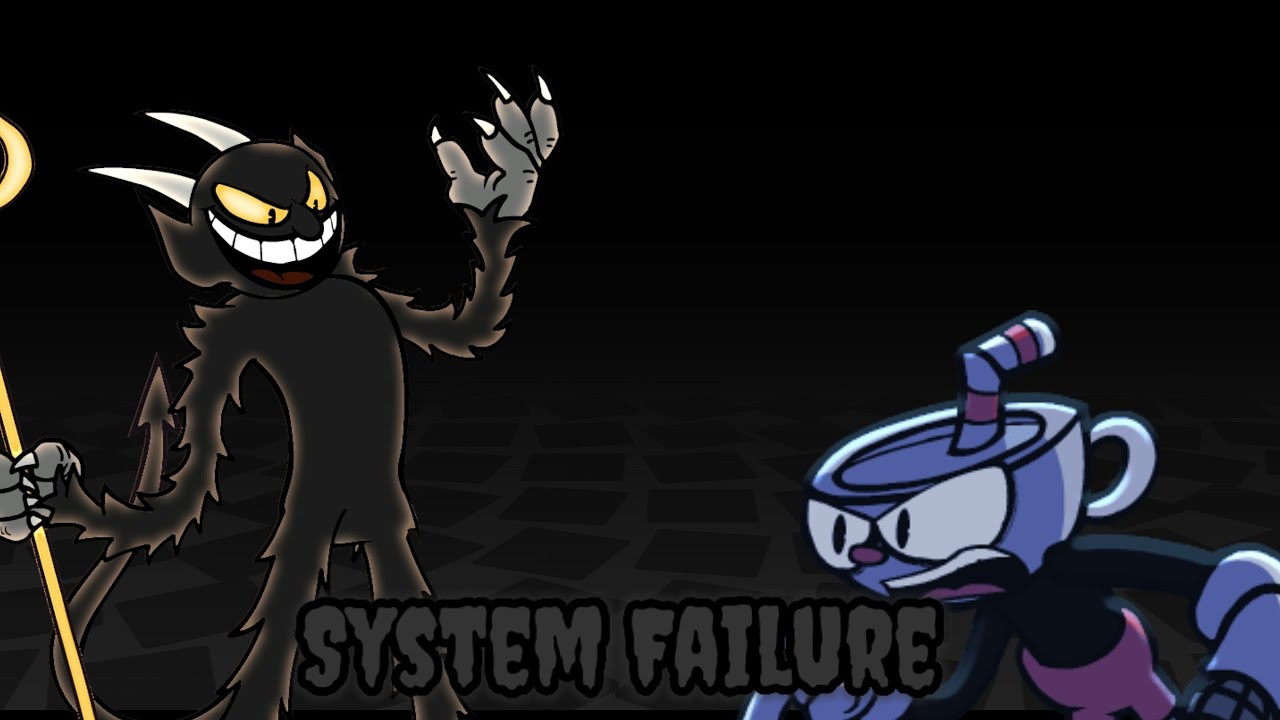 Give Me Your Soul Fnf System Failure But It's Devil And Cuphead Sings ...