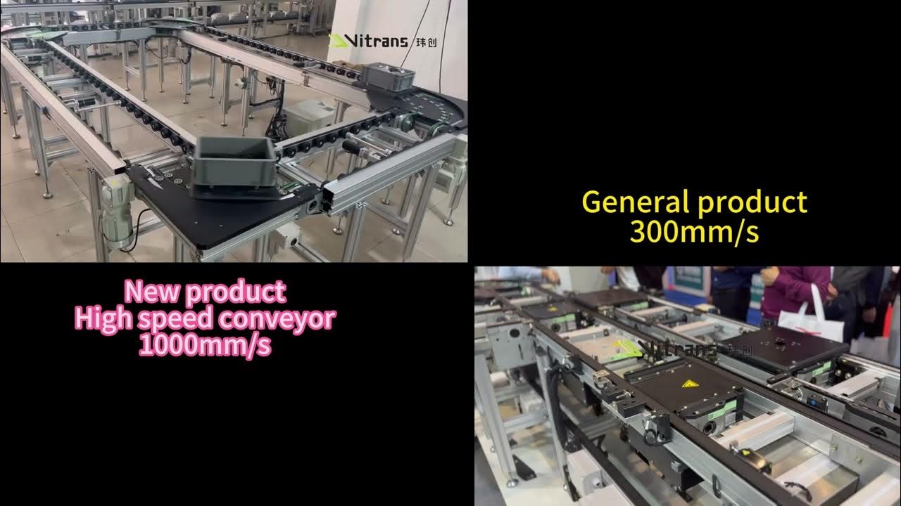 High-speed Conveyor Systems Help Factories Speed Up Production! - YouTube