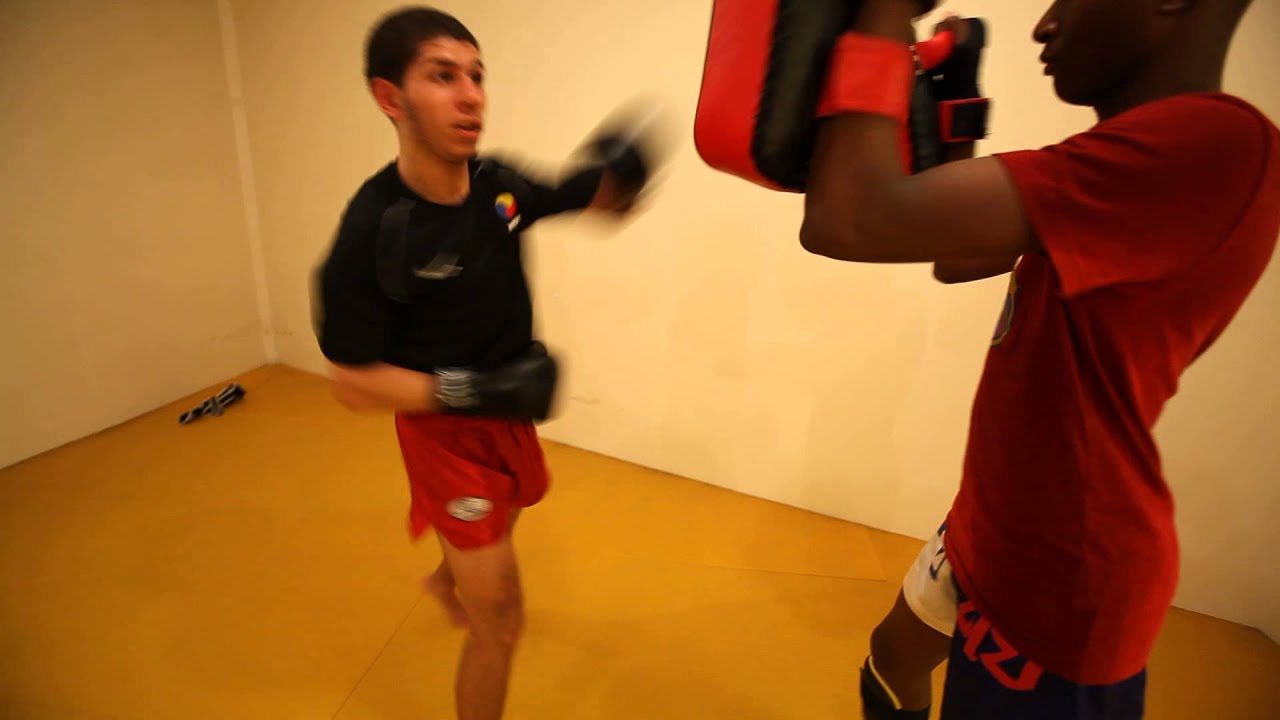 Boxe entrainement SANDA MMA ASMBF - YouTube