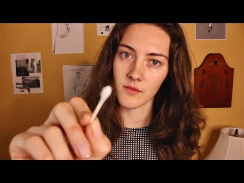 ASMR Face Tracing, Brushing & Dotting | Personal Attention - YouTube