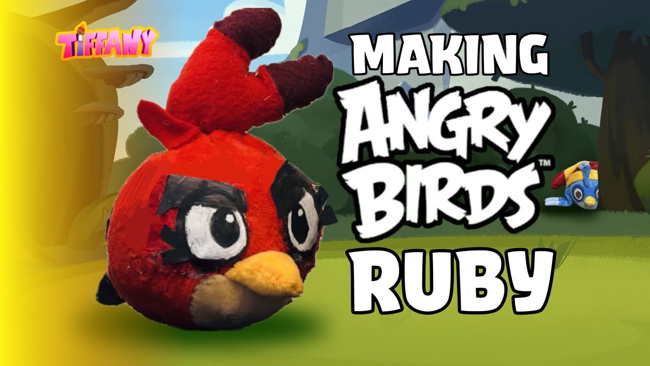 Making Ruby | Angry Birds Custom Plushies | TFA Tutorials - YouTube