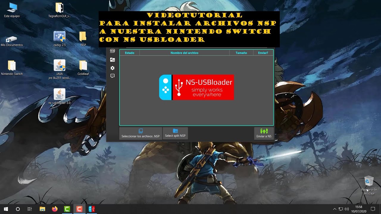 NS Loader 3.0 Una manera facil de instalar archivos NSP - YouTube