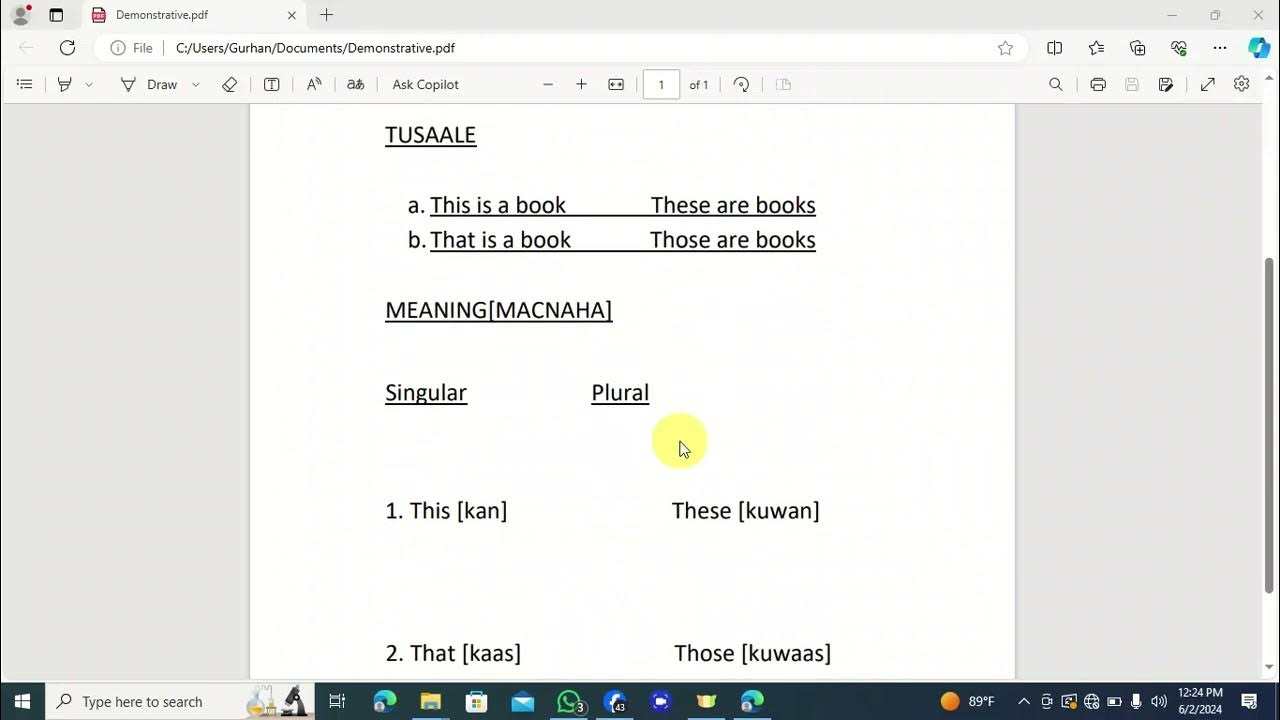 Free English Language Lesson 2 Basic - YouTube