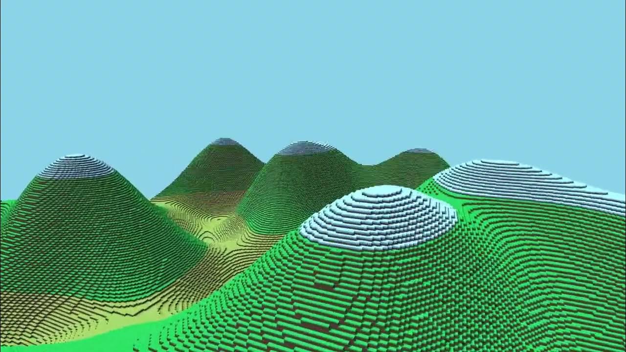 Computer Graphics School Project Opengl Voxel Game Engine Turkish Youtube