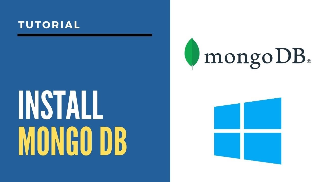 Install Mongo Community DB Into Windows 10 - YouTube