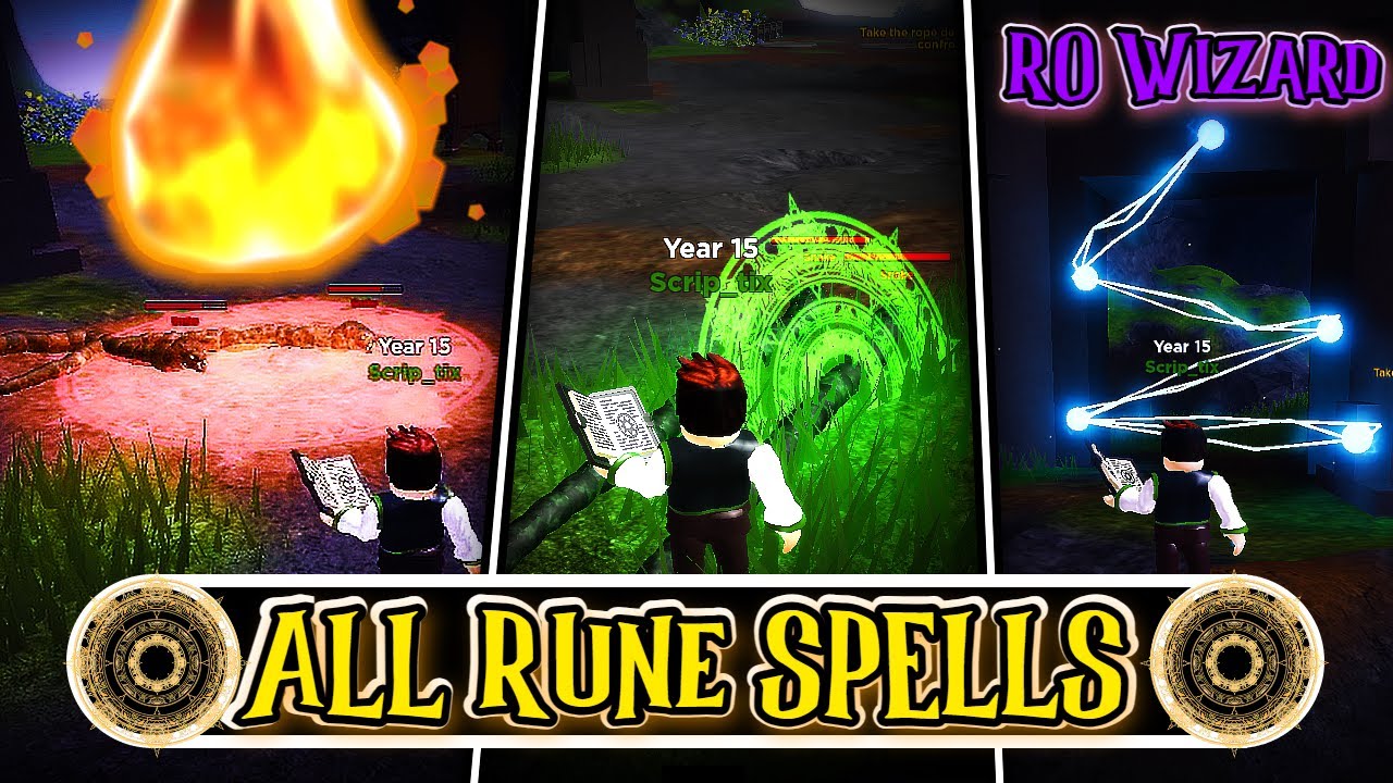 ALL Rune Spells in RO Wizard! - YouTube
