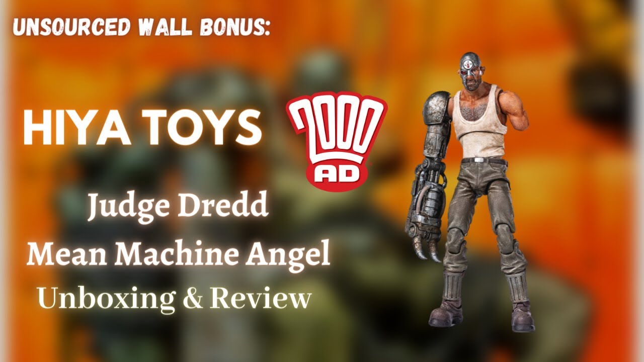 Unsourced Wall Bonus: HIYA Toys Judge Dredd - Mean Machine Angel ...