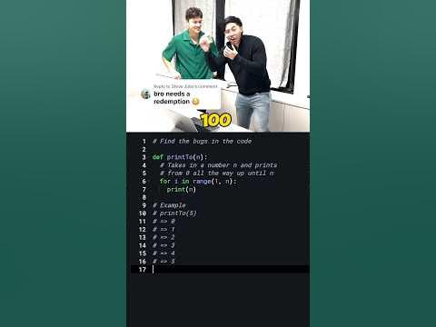 how do he do this time 😂 #computerscience #coding #stem #python #apcs - YouTube