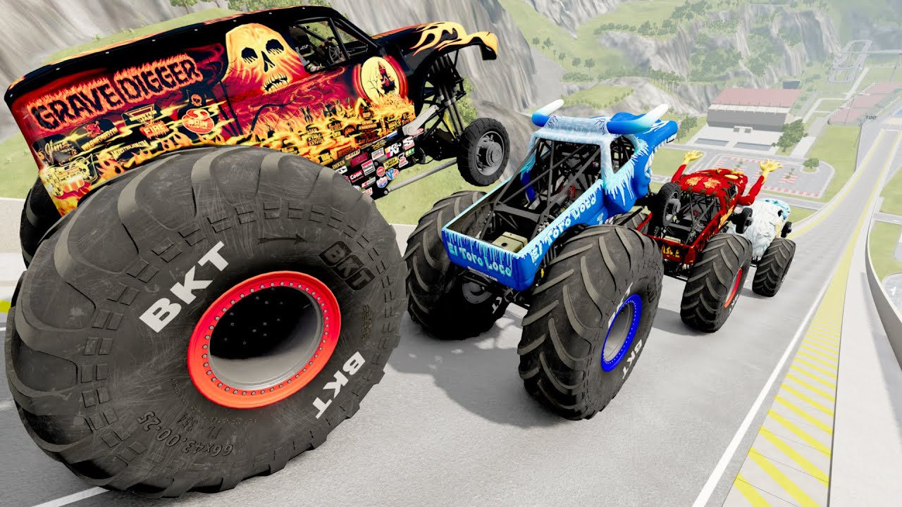 Epic High Speed Jumps #138 - BeamNG Drive | Griff's Garage - YouTube