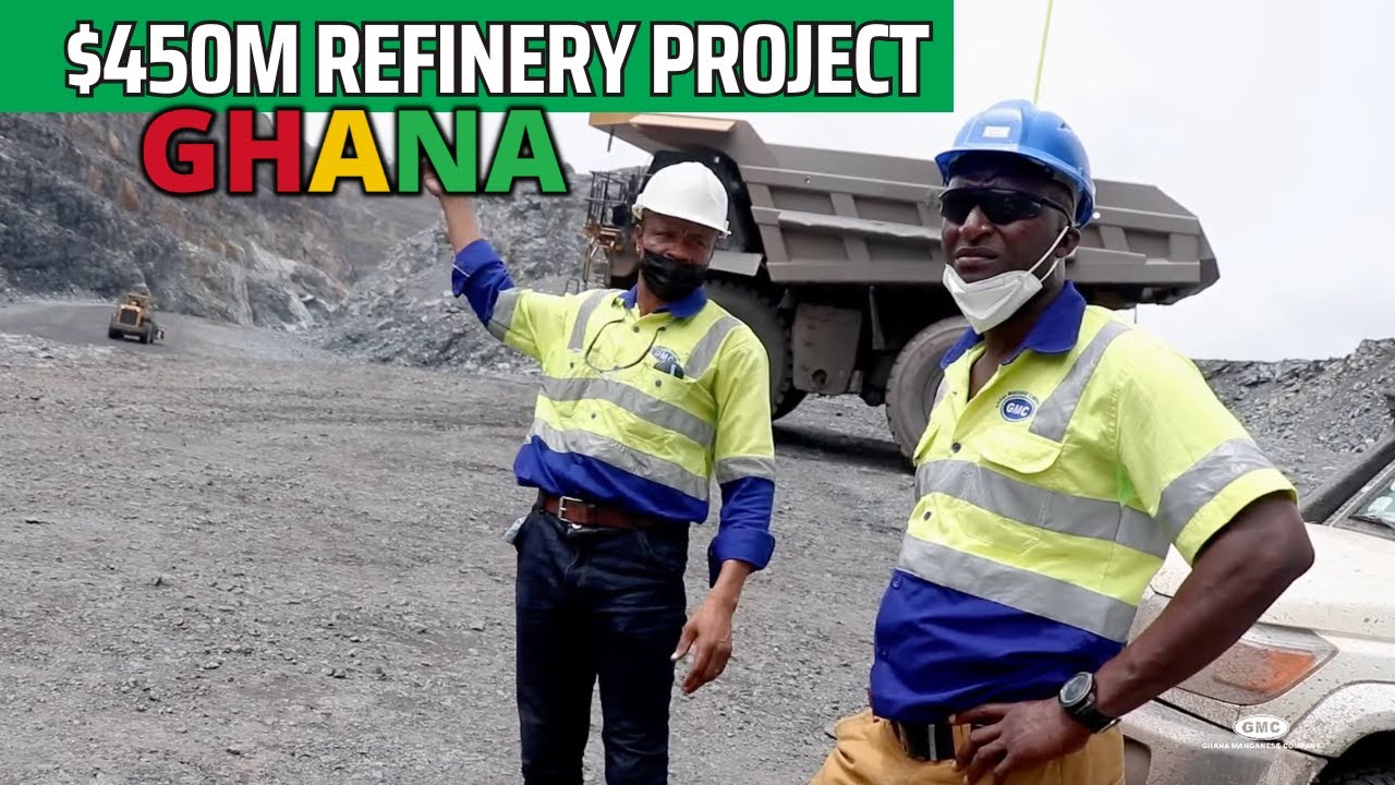 Ghana Invests BIG in 450 Million Manganese Refinery Project - YouTube
