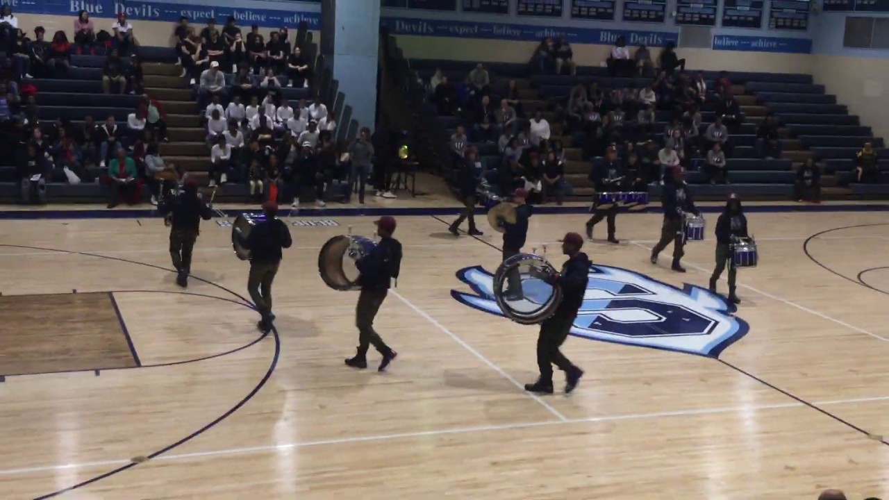 Bowie High School @ Springbrook HS Drumline Competition 2019! - YouTube