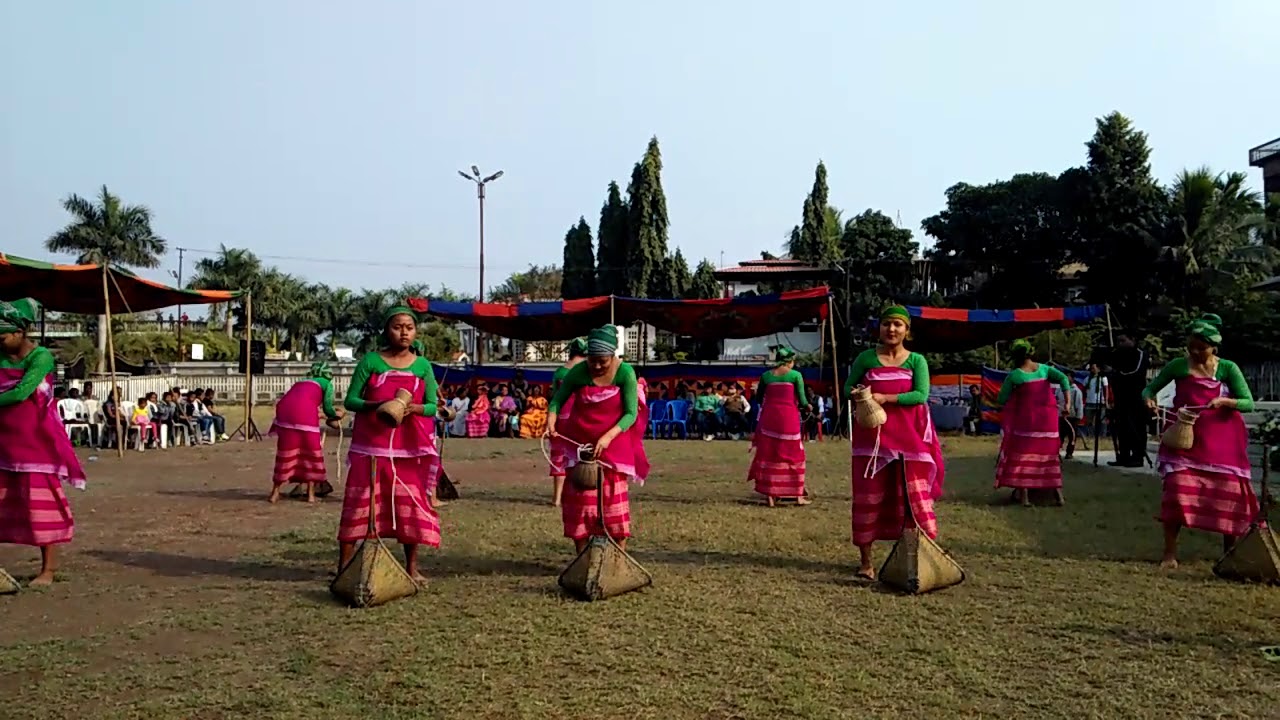 Mech kachari dance, Purana bazar cultural tropes performed Jakhoi dance ...