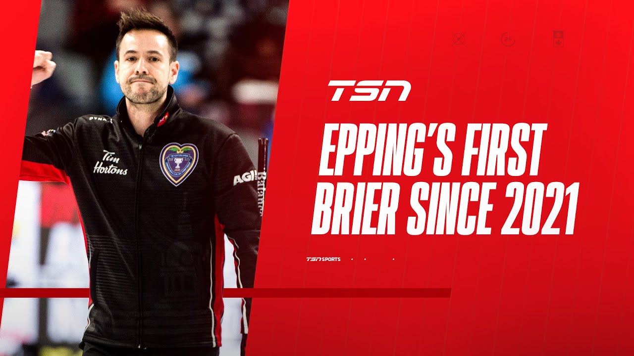Epping thrilled to play in first Brier since 2021 - YouTube