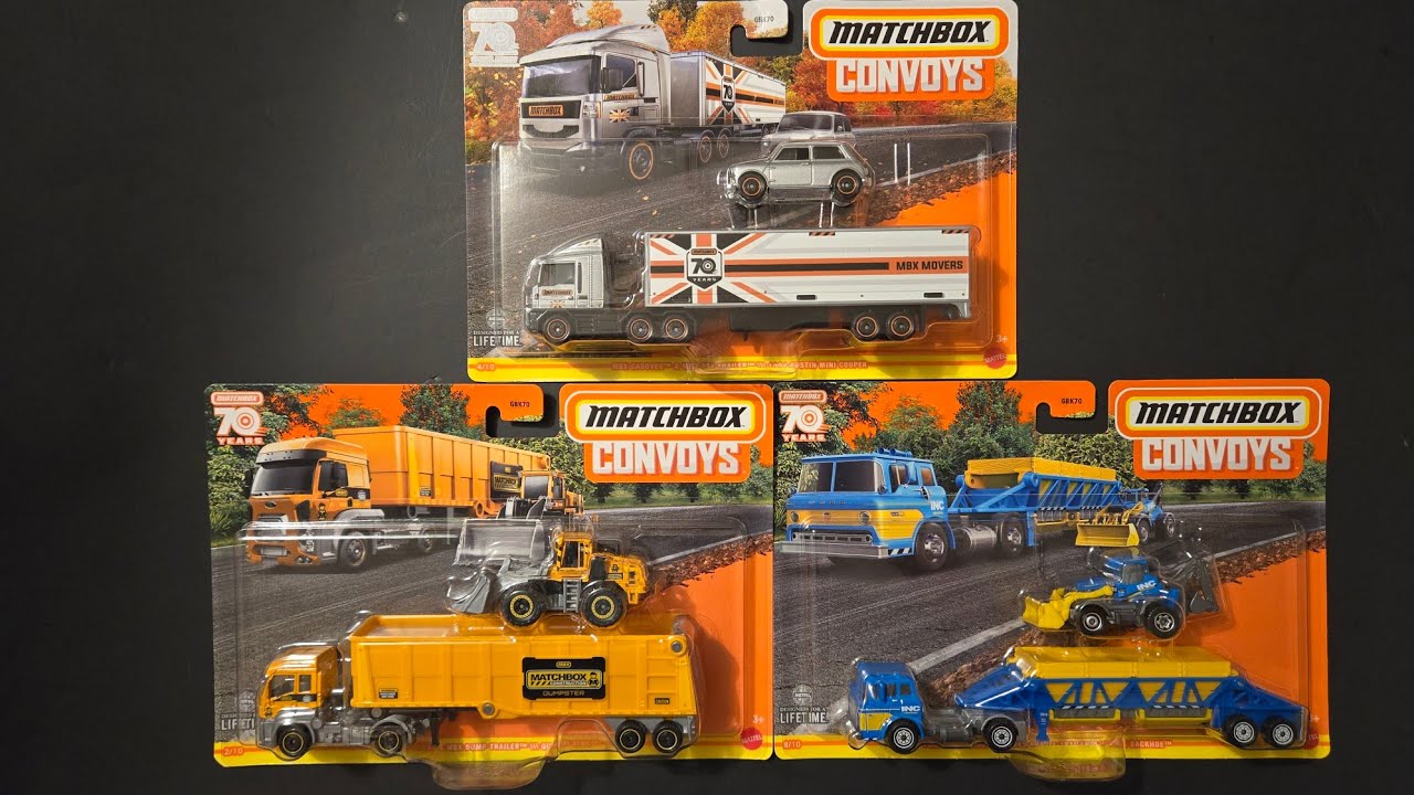 Opening Matchbox Convoys 2024 - 70th Anniversary Convoys - YouTube