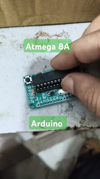 How Built Arduino Board Using ATmega8A DIY Microcontroller Project at low cost - YouTube