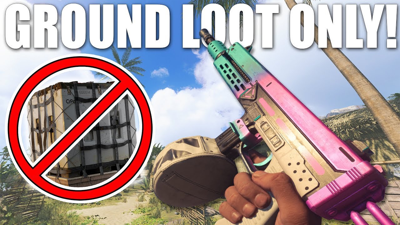 The Ground Loot only challenge in Warzone! *really hard* - YouTube