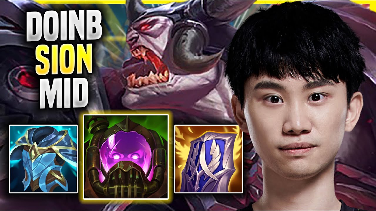 DOINB IS A MONSTER WITH SION MID! - LNG DoinB Plays Sion MID vs Corki ...