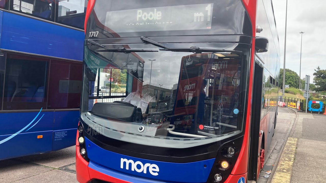 Morebus 2023 Alexander Dennis Enviro 400 MMC (HJ73 JKE) on the M1 to ...