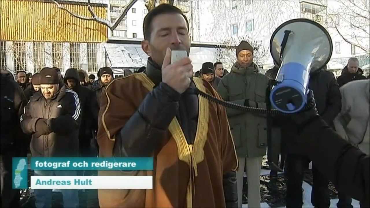 Bråk om moské i Husby, Kista. - YouTube