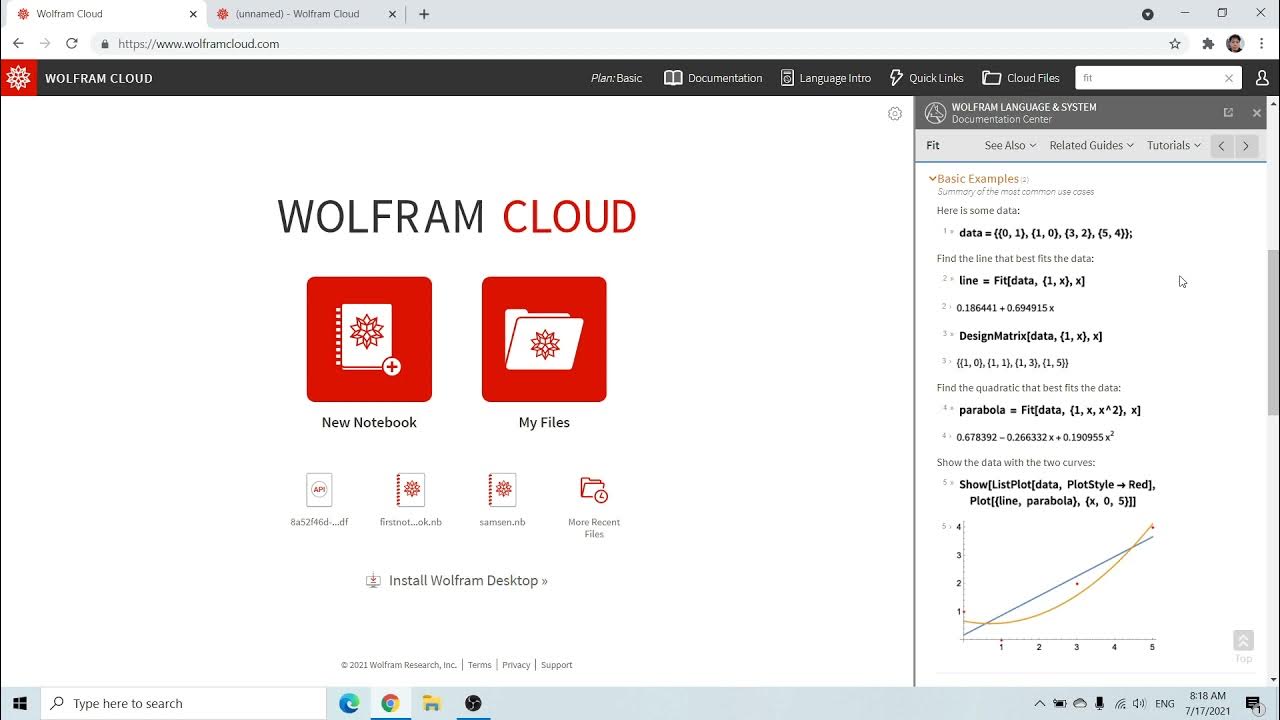linear model fit Wolfram Mathematica - YouTube