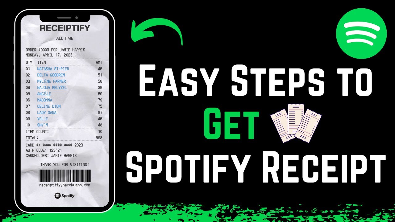 How to Get Spotify Receipt ! - YouTube