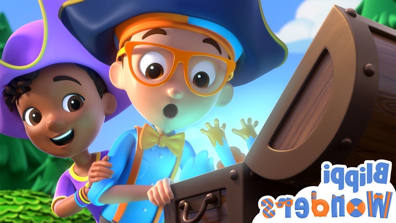 NEW! Blippi Finds Buried Mystery Treasure! | J Cartoon Plus - YouTube