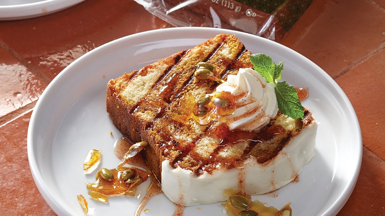 Chef's Line® Iced Pumpkin Swirl Loaf Cake - YouTube