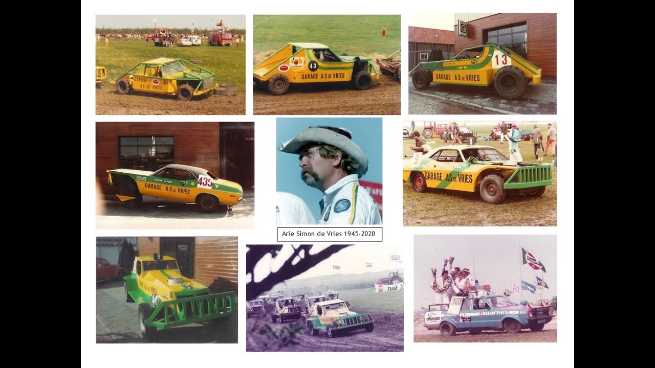 Autocross Medemblik, Makkum en Heerhugowaard met oa Arie de Vries, Piet ...