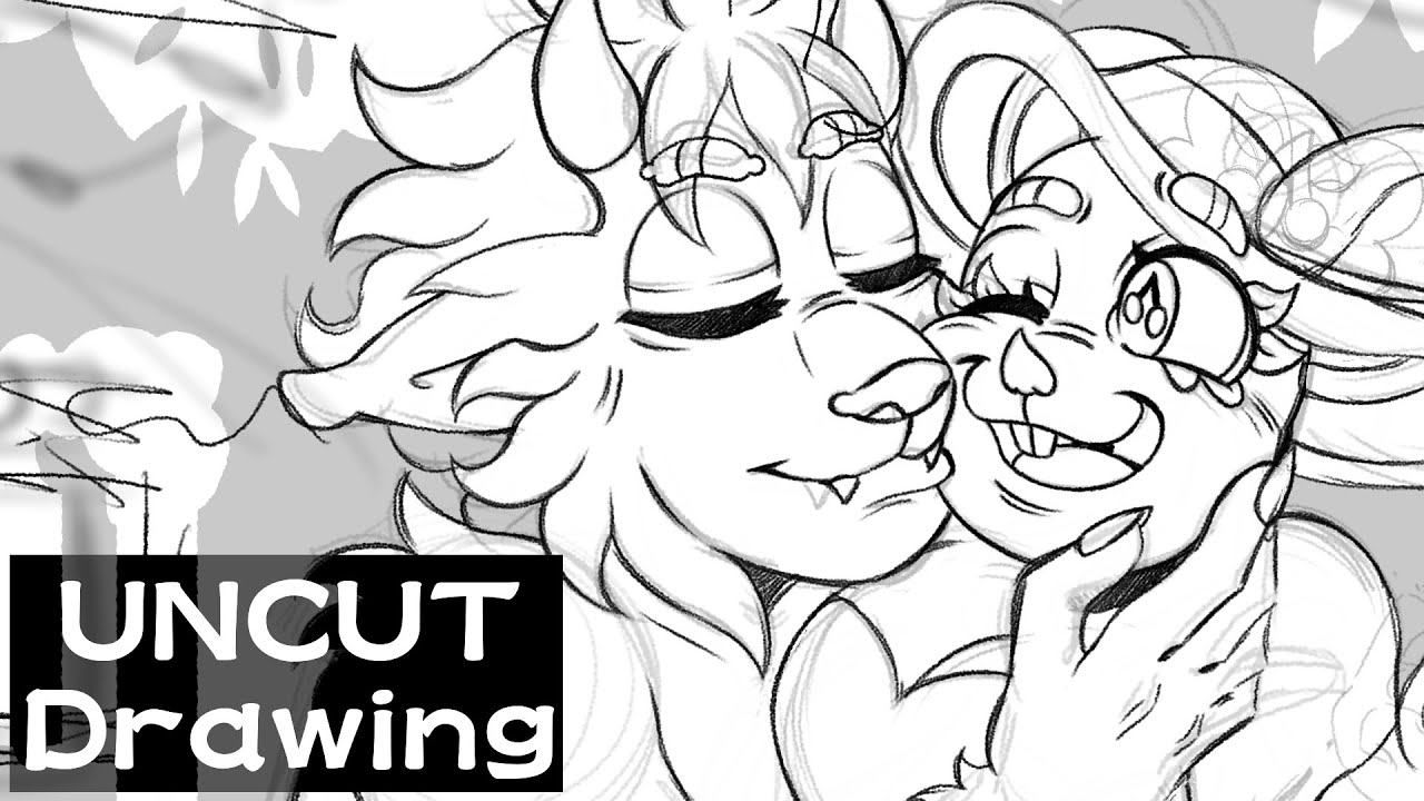 Citrus & Cherry [PART 1] 🍒🍋🍊💚 // UNCUT Drawing - YouTube