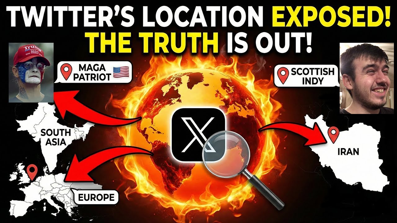 Twitter/X's New Update Exposes Locations of Accounts - YouTube