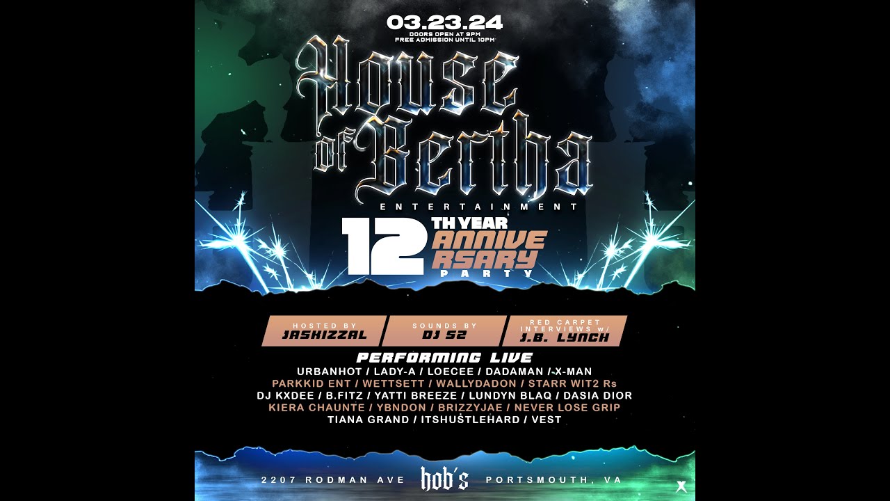 House of Bertha 12 year anniversary Recap - YouTube