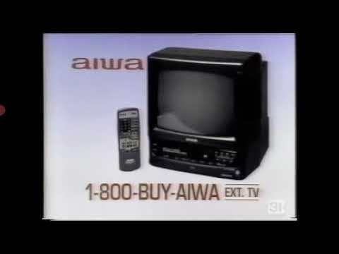 AIWA TV/VCR Combo/Backward Watch 1994 Commercials COMBO - YouTube