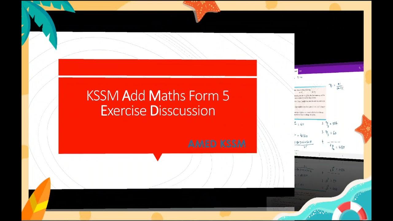 Chapter 4: Permutation and Combination [Self Exercise 4.3] KSSM Form 5 Add Maths - YouTube