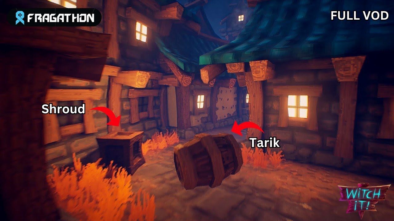 Tarik Plays WITCH IT Prop Hunt w/Shroud, Bnans and Skadoodle (Fragathon ...