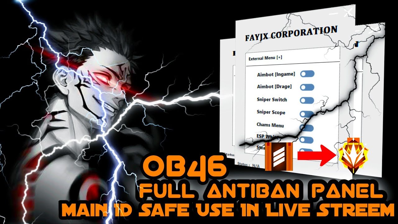 OB46 FREE FIRE NEW Pc Panel&Android / STREEM Mode ON FAKE DAMAGE FIXED ...