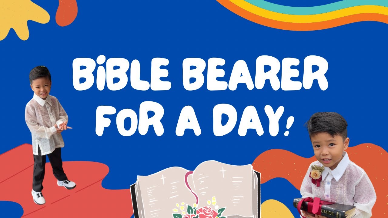 Tips on Walking Down the Aisle: Bible Bearer Duties! #toddlerlife # ...