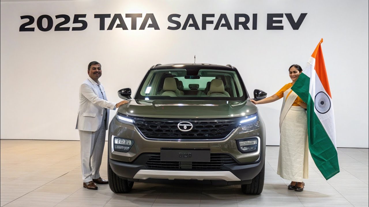 2025 Tata Safari EV 🇮🇳 | Full Review, Features, Range & First Look ...