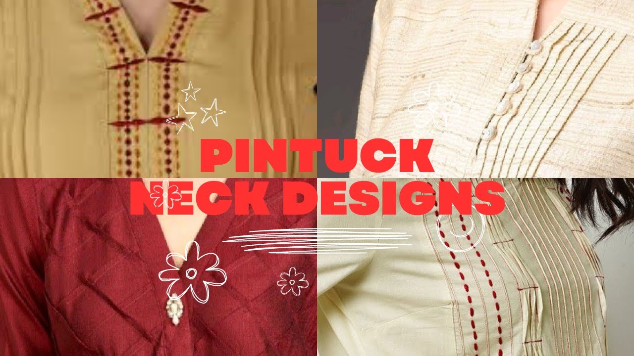 Latest Pintuck Neck Designs - YouTube