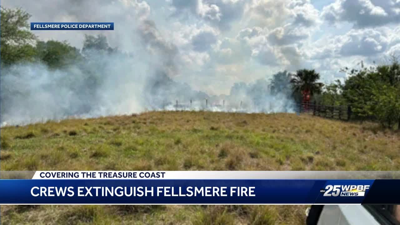 First responders in Indian River County contain brush fire in Fellsmere ...