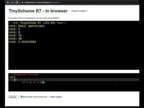 Scheme language brief intro - YouTube